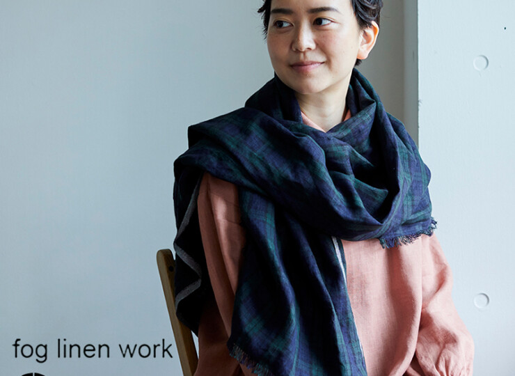 fog linen work フォグリネンワーク トゥズ フリンジスカーフ ジェームズ | くらし舎本店 オンラインストア